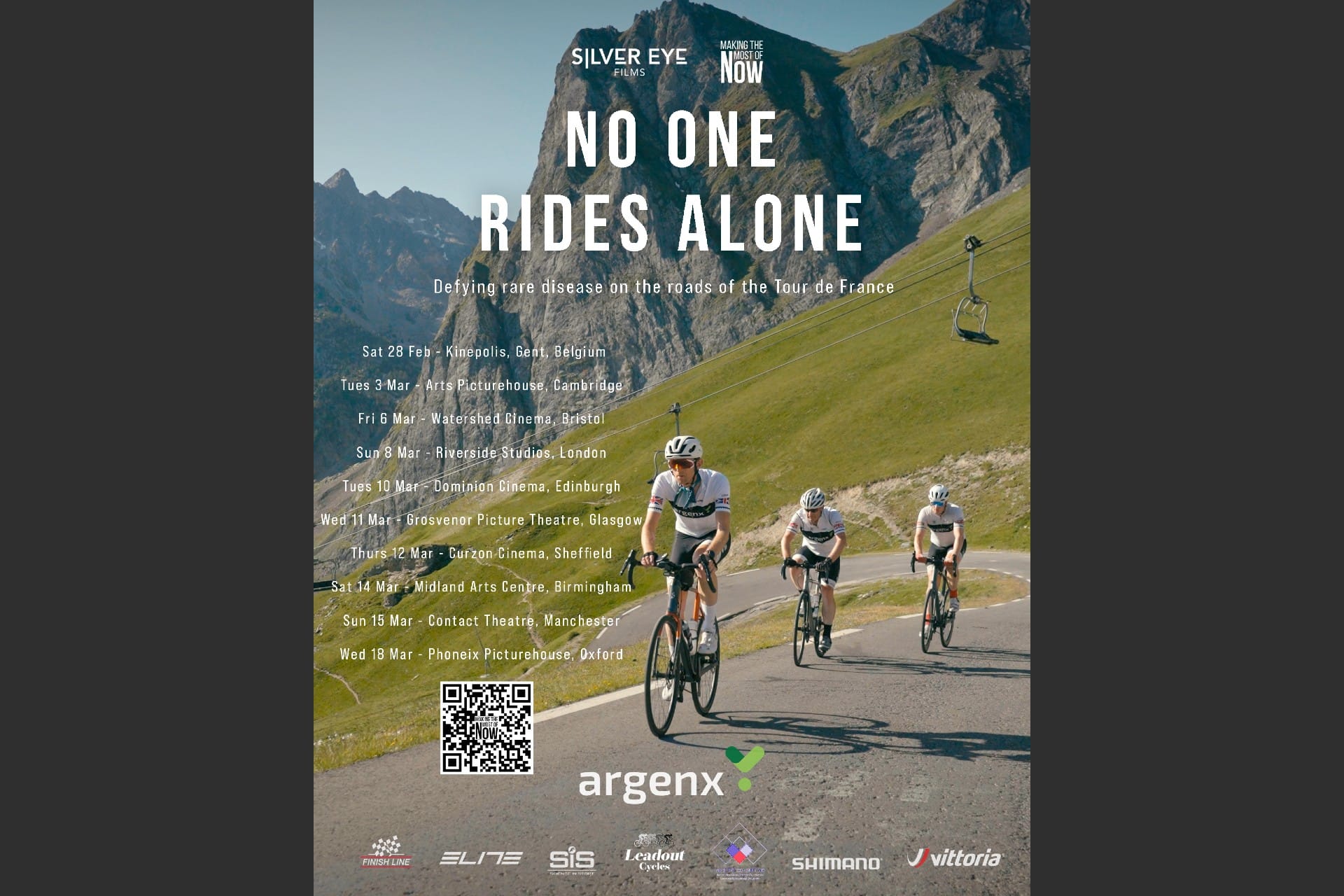 Live Tracking to Big Screen: no One Rides Alone - Follow My Challenge